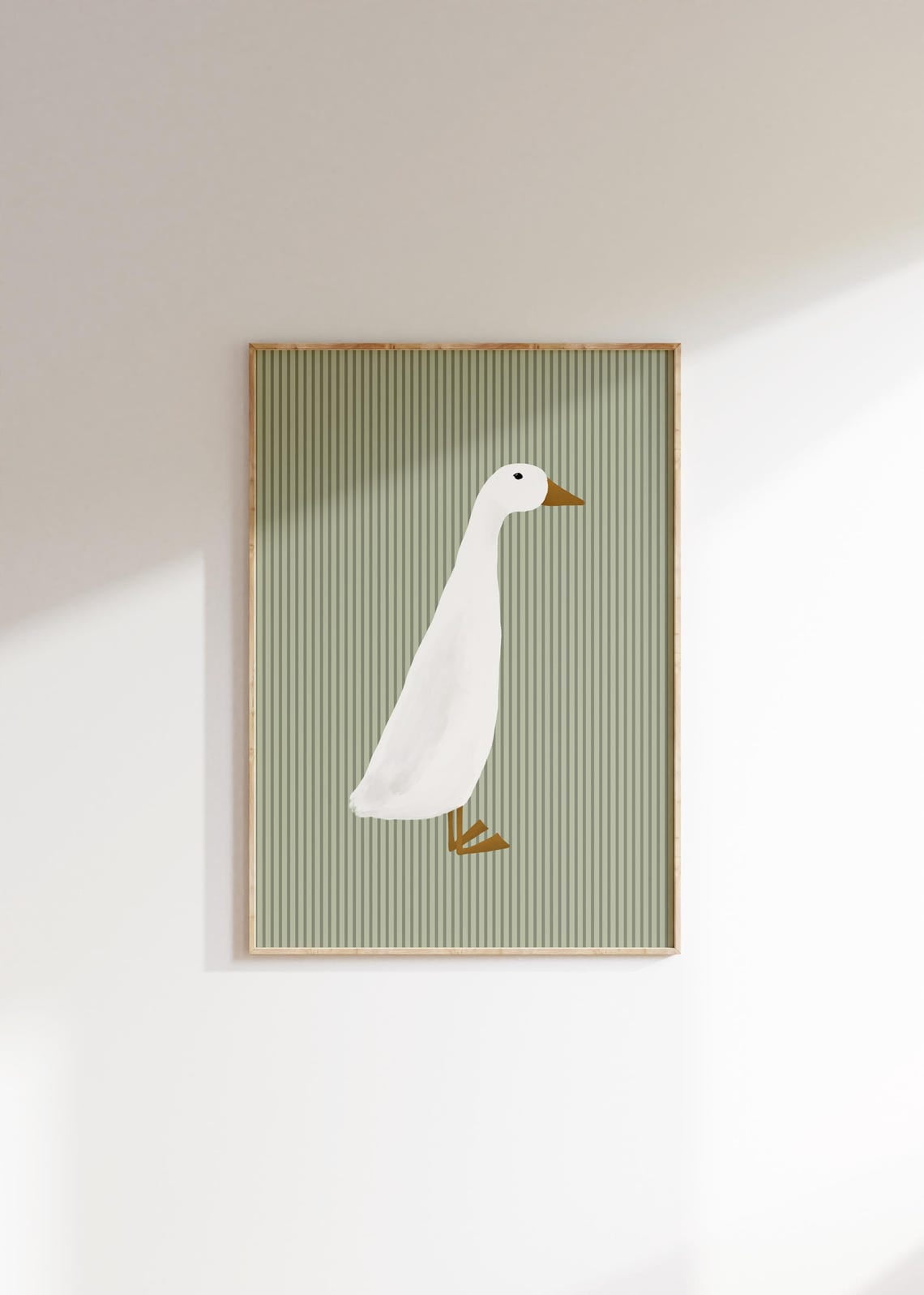 Duck Art Print Cottagecore Nursery Goose Farm Nursery Decor Boy'S Room ...