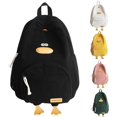 Duck Backpack - Funny Cartoon Backpacks Corduroy Backpack for Teens ...