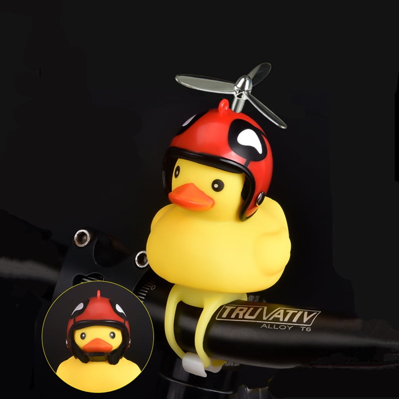 Duck Bike Bell, Rubber Duck Bicycle Accessories with LED Light, Cute ...