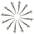 Duck Bill Clips, Rustproof Metal Alligator Curl Clips with Holes for ...