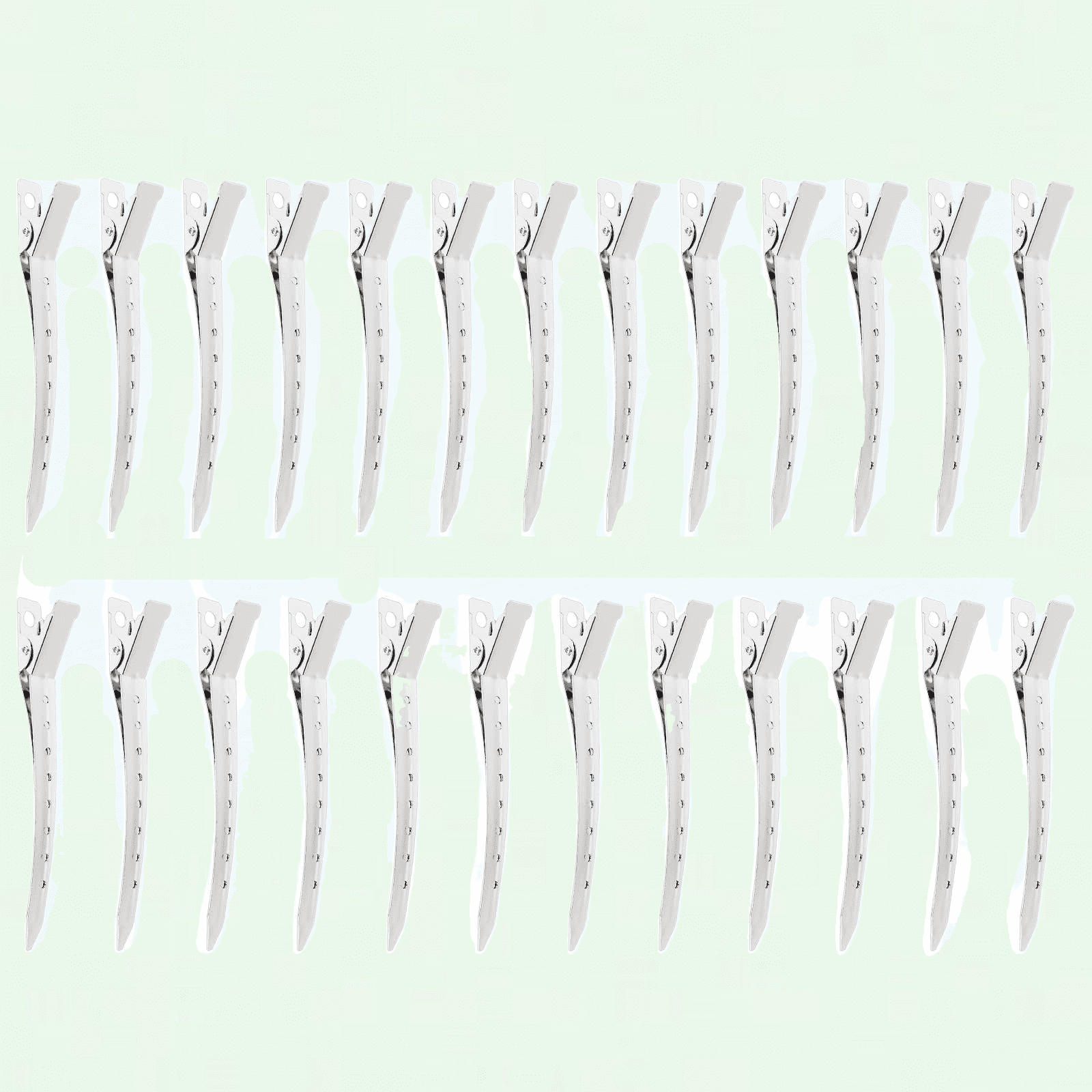 Duck Bill Hair Clips Set of 25, 3.5 Inch Metal Hair Clips for Women ...