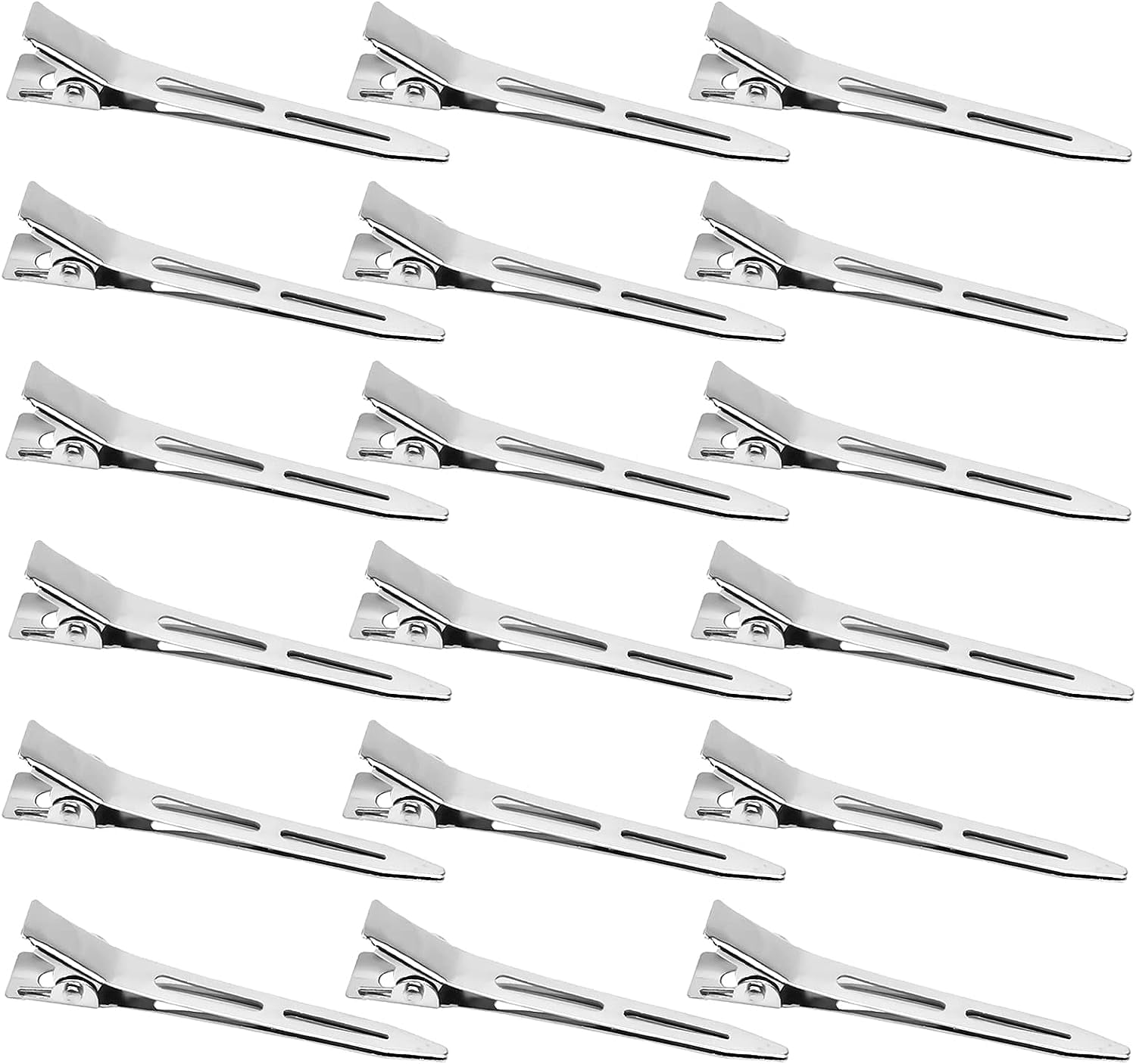 Duck Billed Hair Clips 50PCS - Metal Sectioning Clips for Barbershop ...