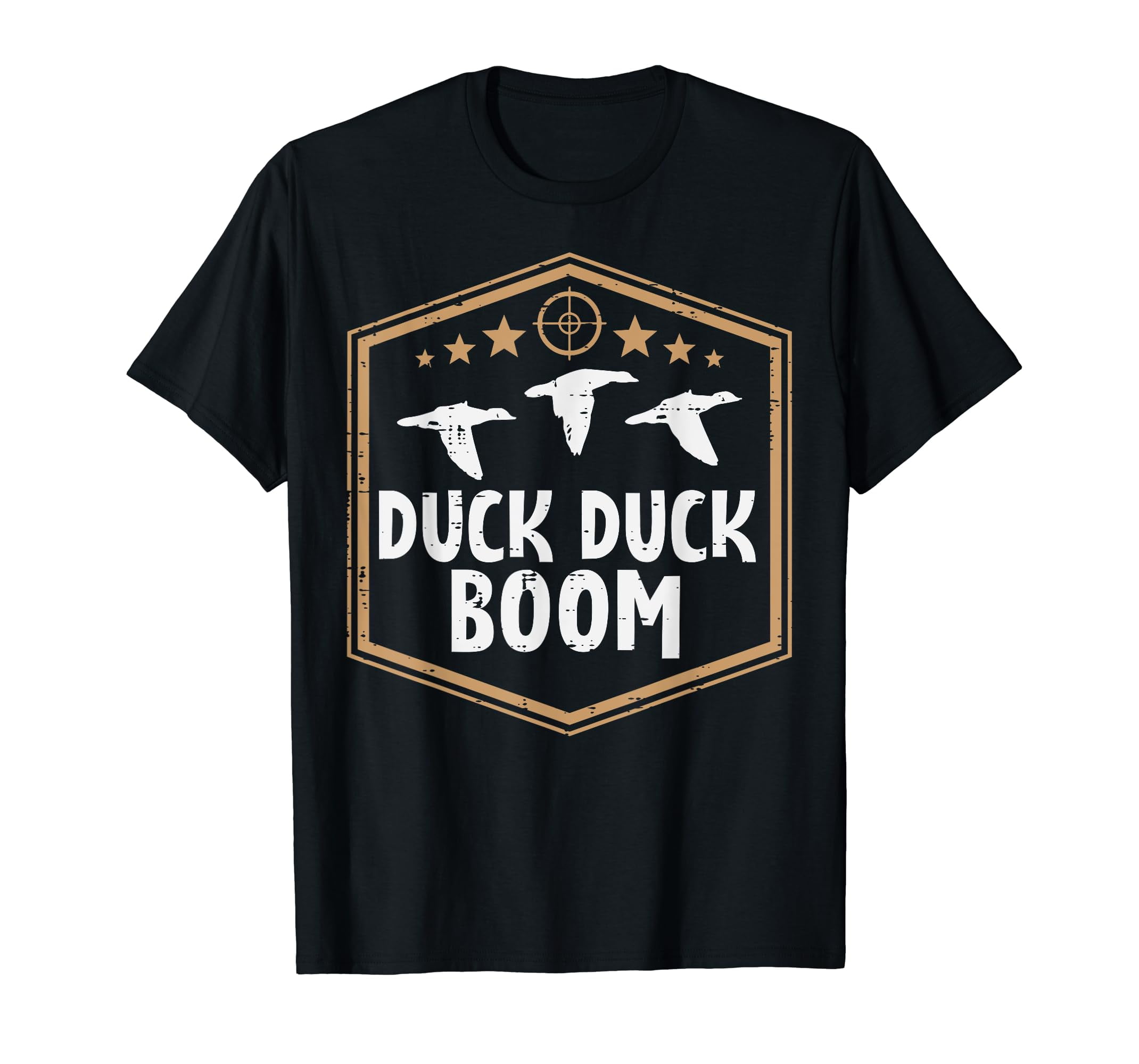 Duck Boom Waterfowl Hunting Funny Hunter Men Women Kids T-Shirt ...