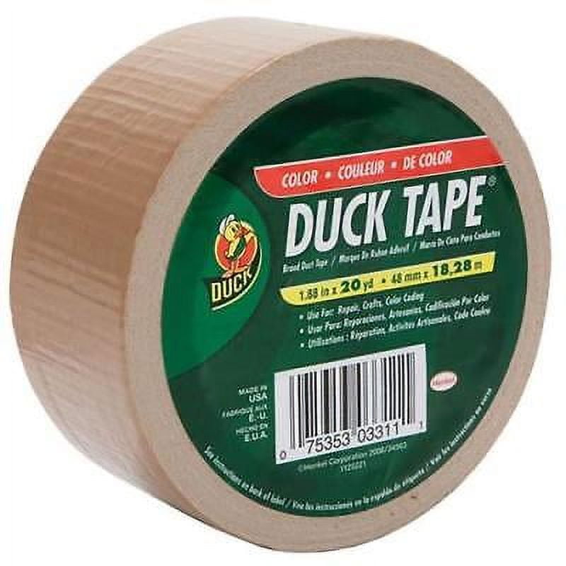 Duck Brand 1.88 in x 20 yd, Beige Duct Tape - Walmart.com