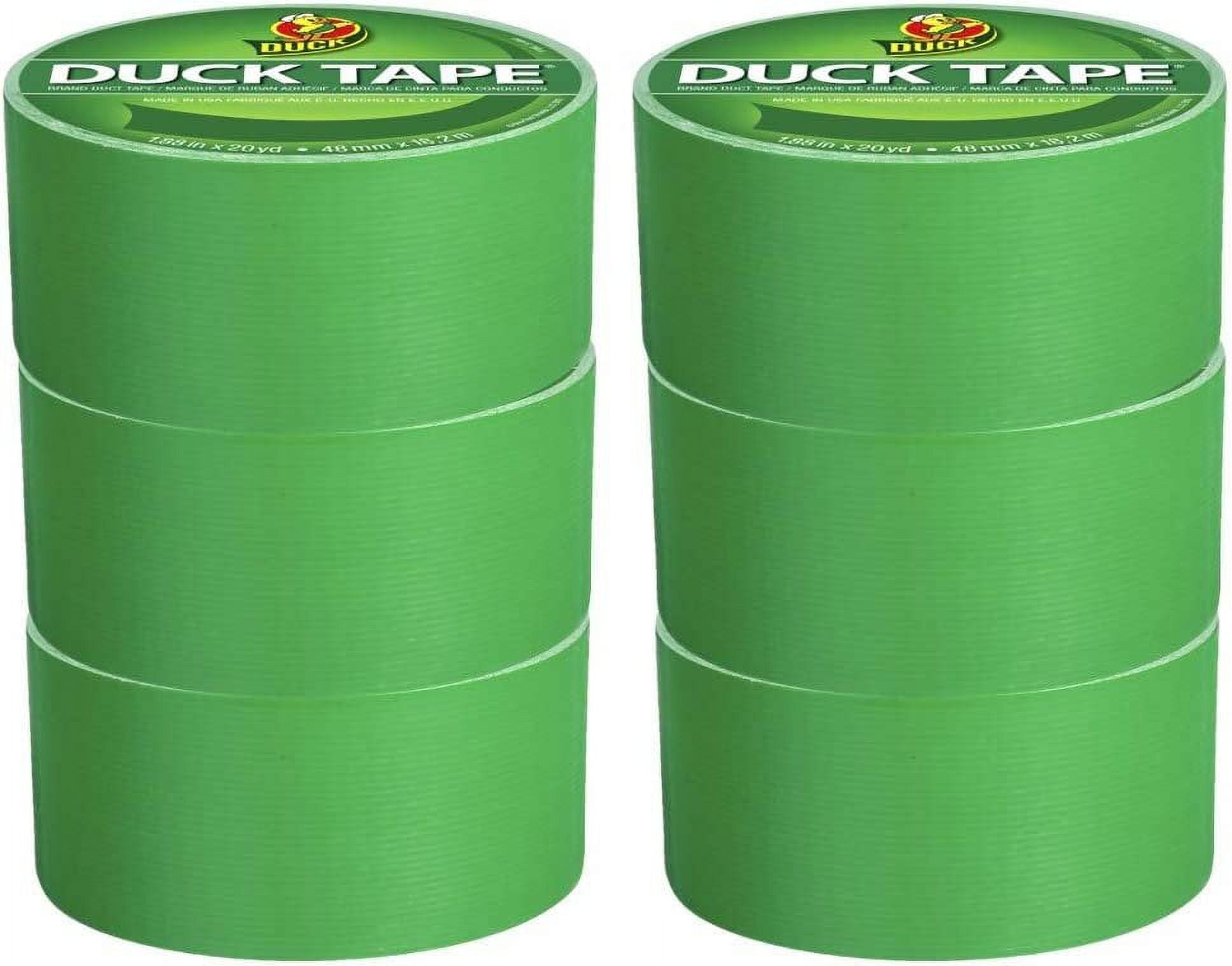 Duck Brand 1304968_C Green Color Duct Tape, 6-Roll, 6 Rolls - Walmart.com