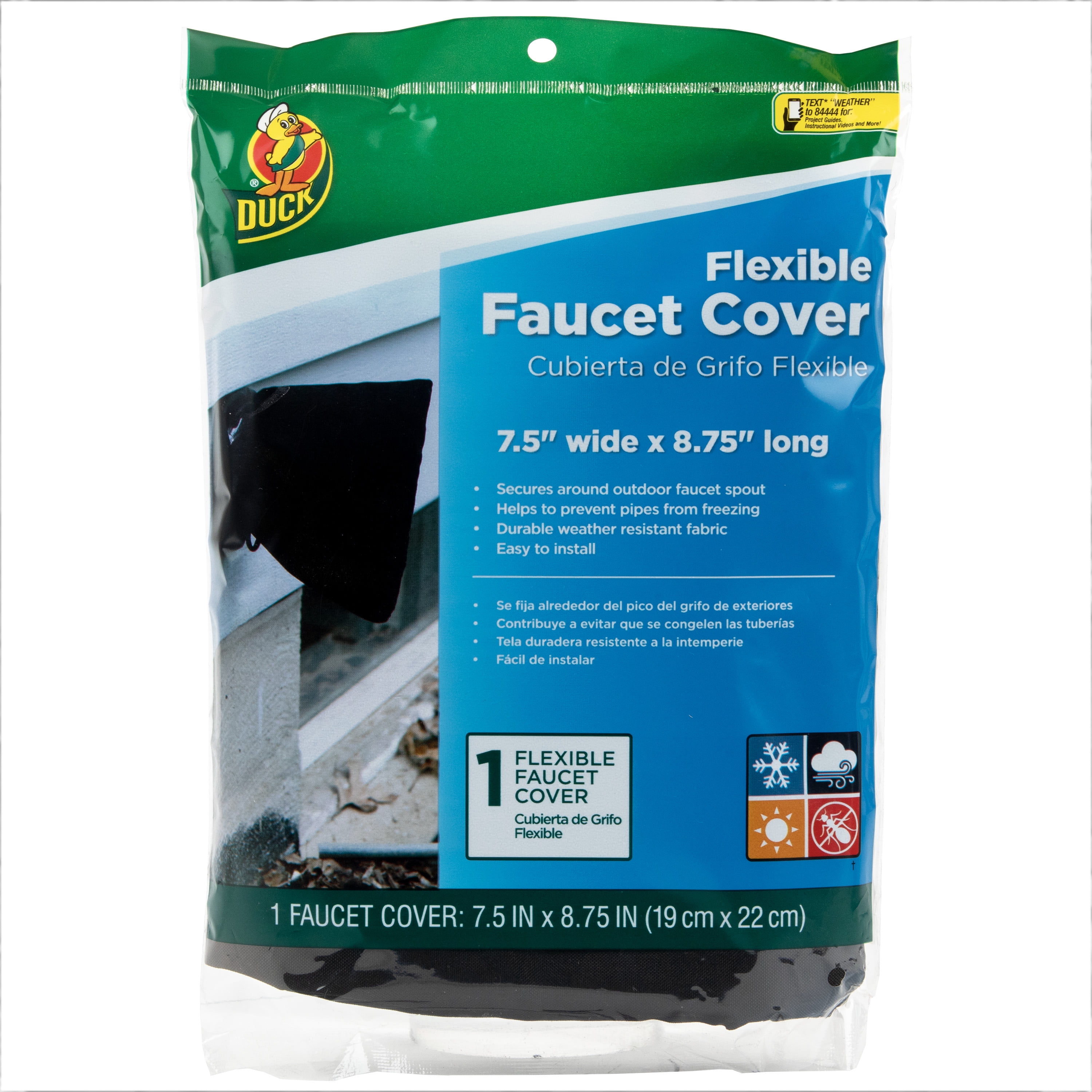Duck Brand 7.5 in x 8.75 in Flexible Faucet Cover - Walmart.com