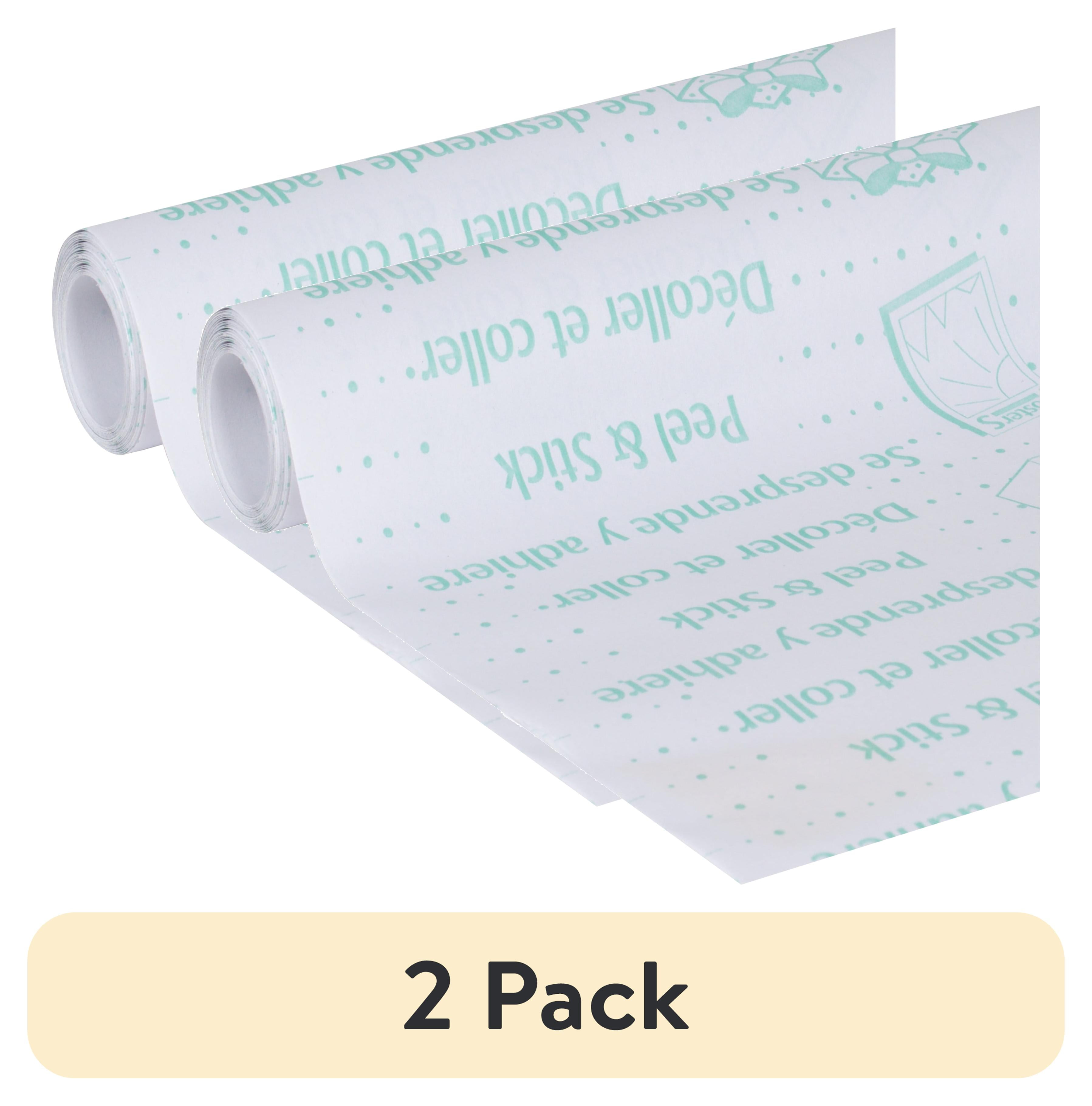 (2 pack) EasyLiner Adhesive Laminate 12 In. x 10 Ft. Shelf Liner, Clear ...