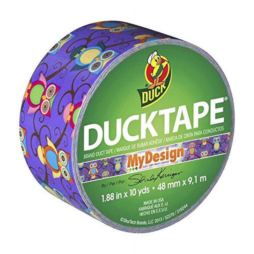 Duck Brand Duct Tape, 1.88 in. x 10 yds., Retro Owls - Walmart.com