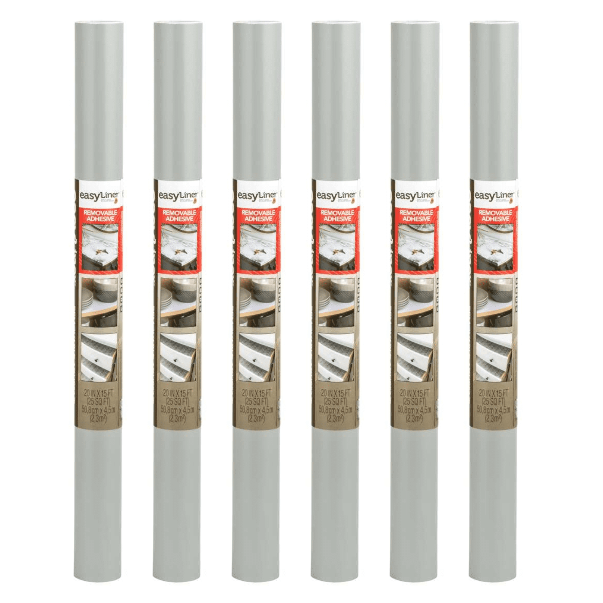 Duck Brand EasyLiner Removable Adhesive Shelf Liner: 20 in. x 15 ft ...
