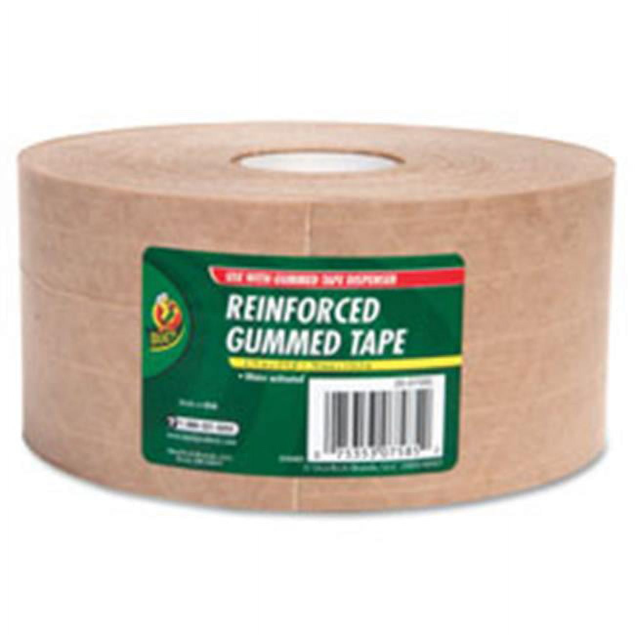 Duck Brand Reinforced Gummed Tape, 2.75 in. x 375 ft., Kraft - Walmart.com