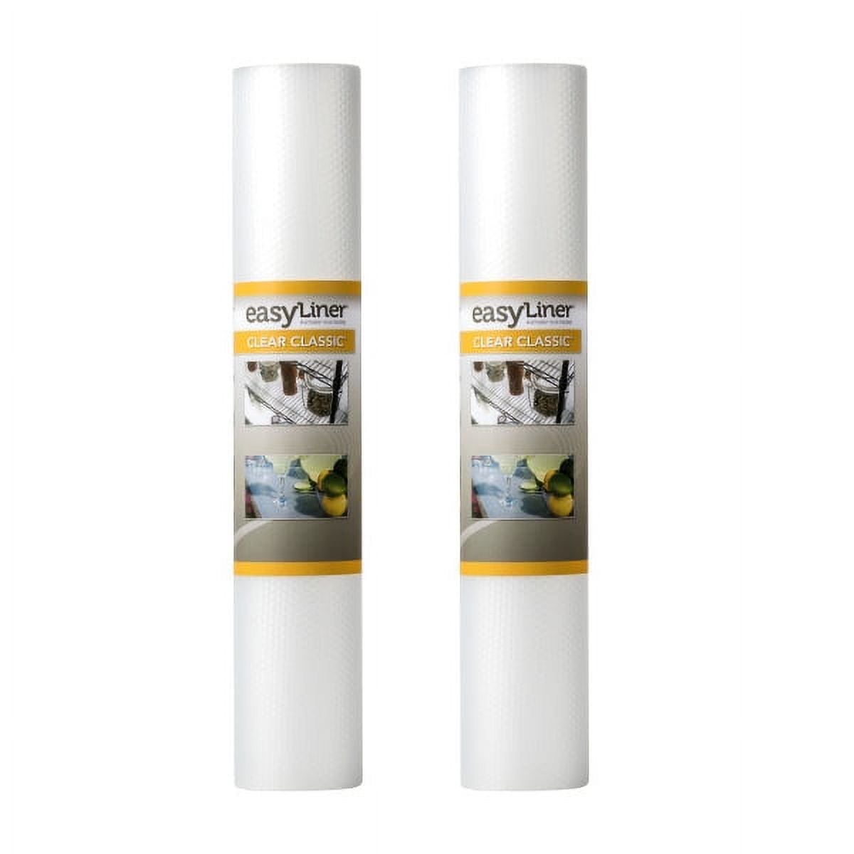 Duck Brand Removable Shelf & Drawer Liner, Clear, 20 x 24 inches Rolls ...