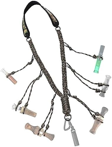 Duck Call Lanyard - Duck Whistle Hunting Accessories with 10 Removable ...