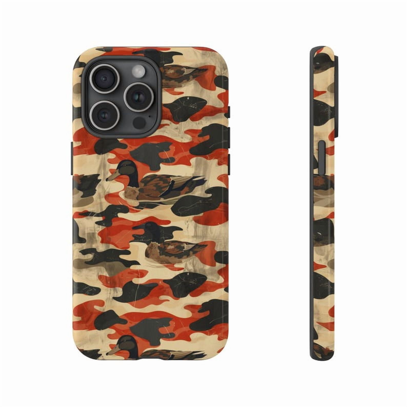 Duck Camo iPhone Case Waterfowl Hunting Outdoor Nature with iPhone 17 ...
