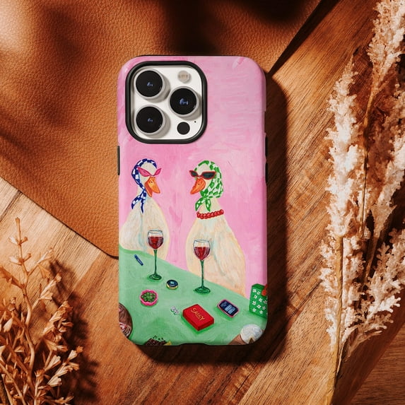 Duck Candlelight Dinner Funny Design iPhone Case 17 16 15 14 13 12 11 ...