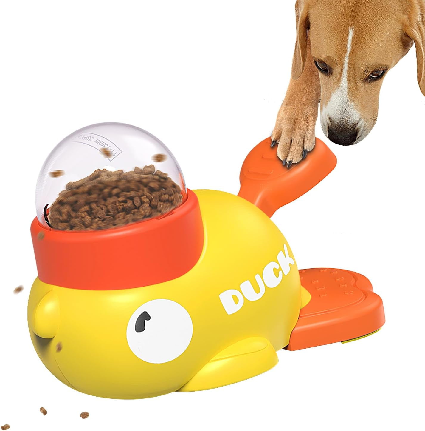 Duck Cat Treat Dispenser,Dog Slow Feeder and Cat Puzzle Feeder,3 ...