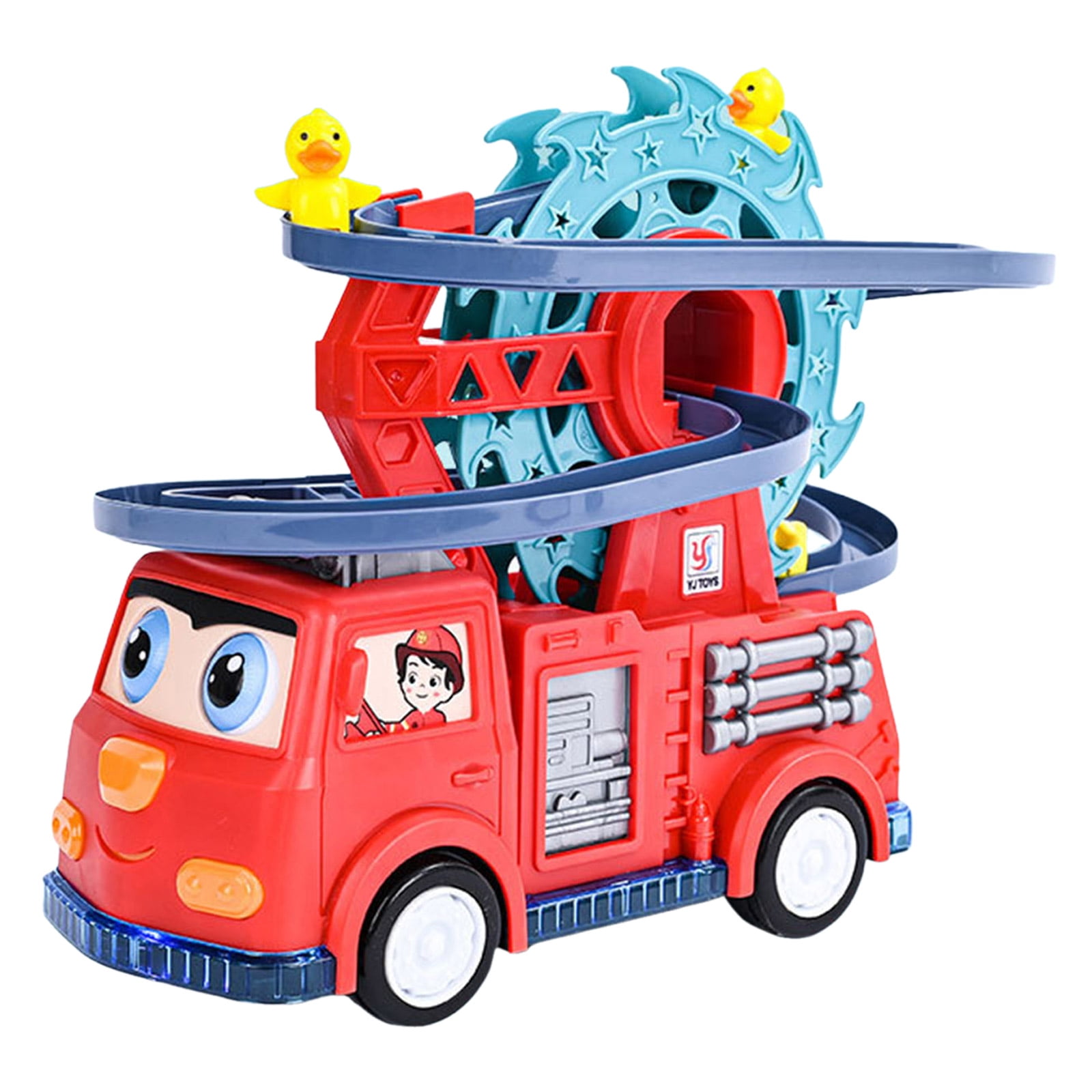 Duck Climbing Slide Music Toy Electric Stair Climber Race Track Game ...