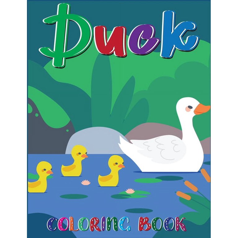 cute duck coloring book