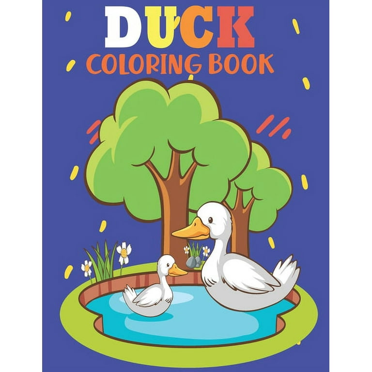 coloring book ducks