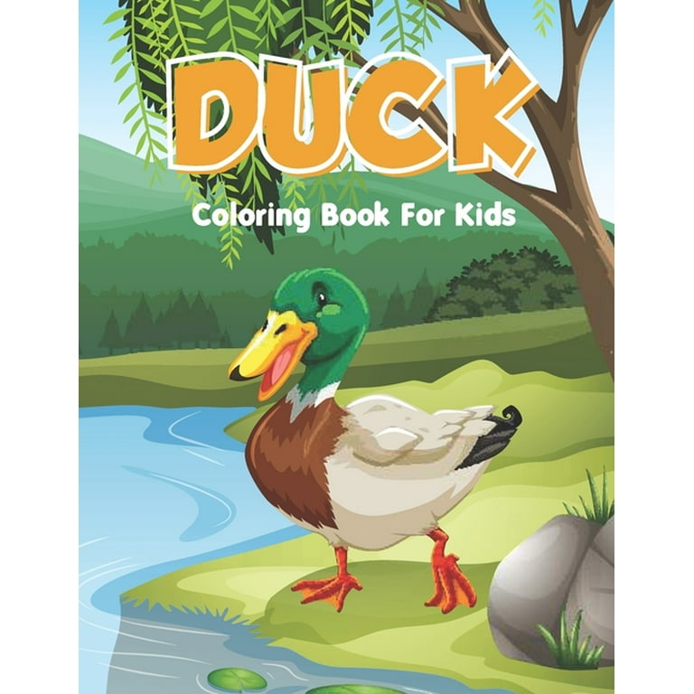 coloring book ducks