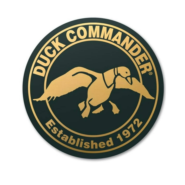 Black Duck Commander Logo Signature Duck Logo Decal 8" X 4" Dixie