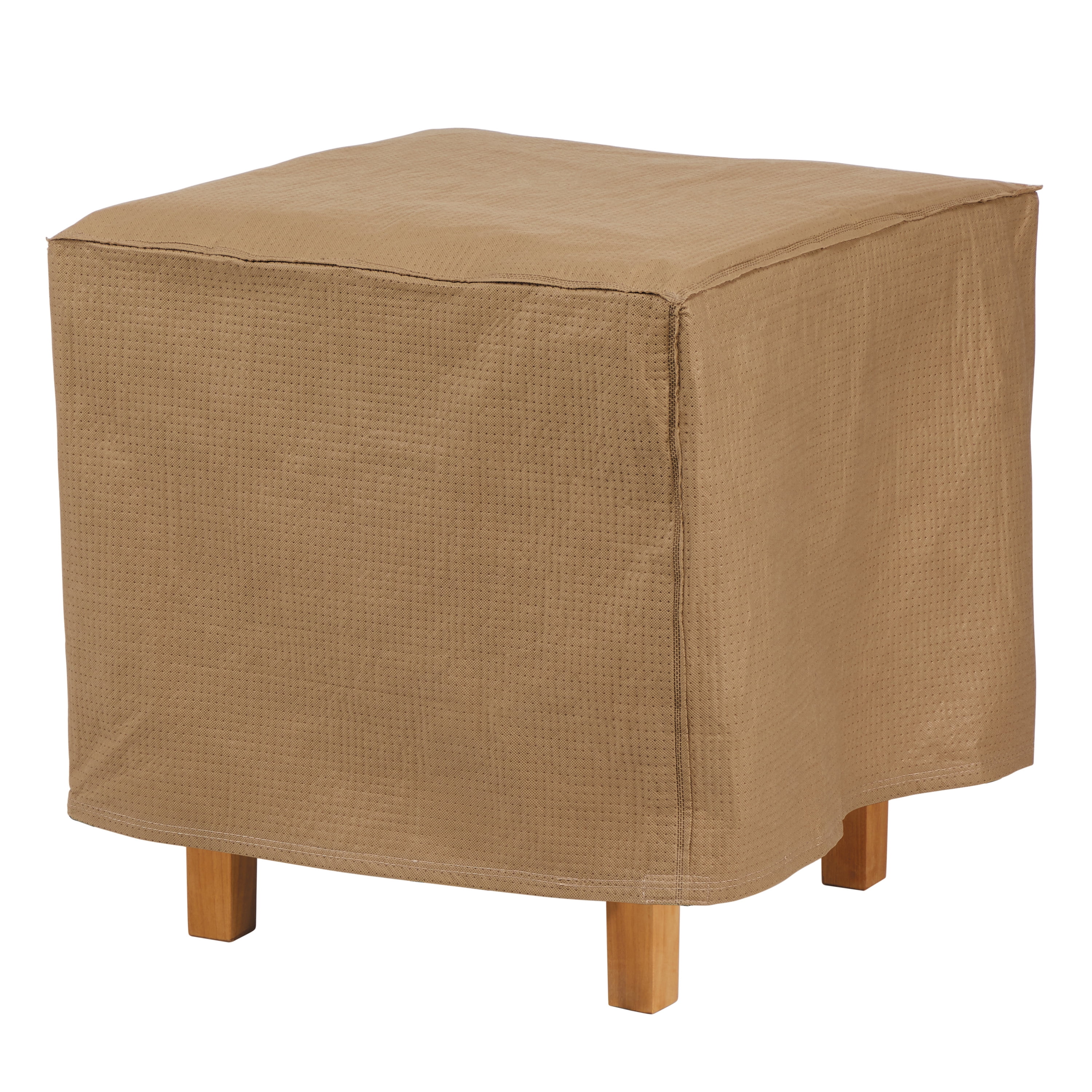 Duck Covers Essential Water-Resistant 22 Inch Square Patio Ottoman/Side ...