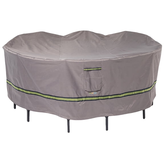 Duck Covers 96 in. Duck Covers Elegant Rectangle Patio Table with ...