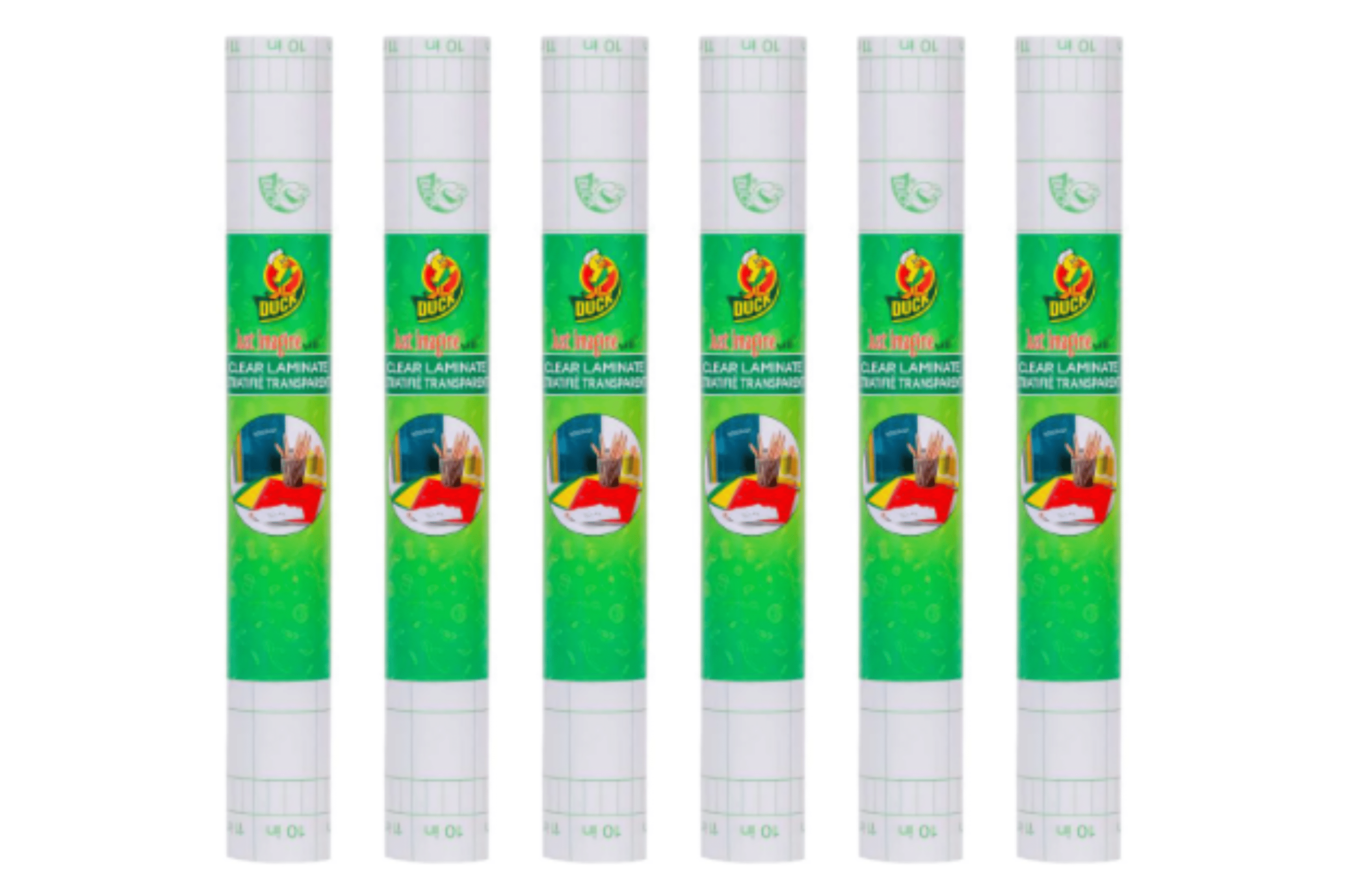 Duck Brand Easy Craft Adhesive Laminate Roll with Paper Backing - Clear ...