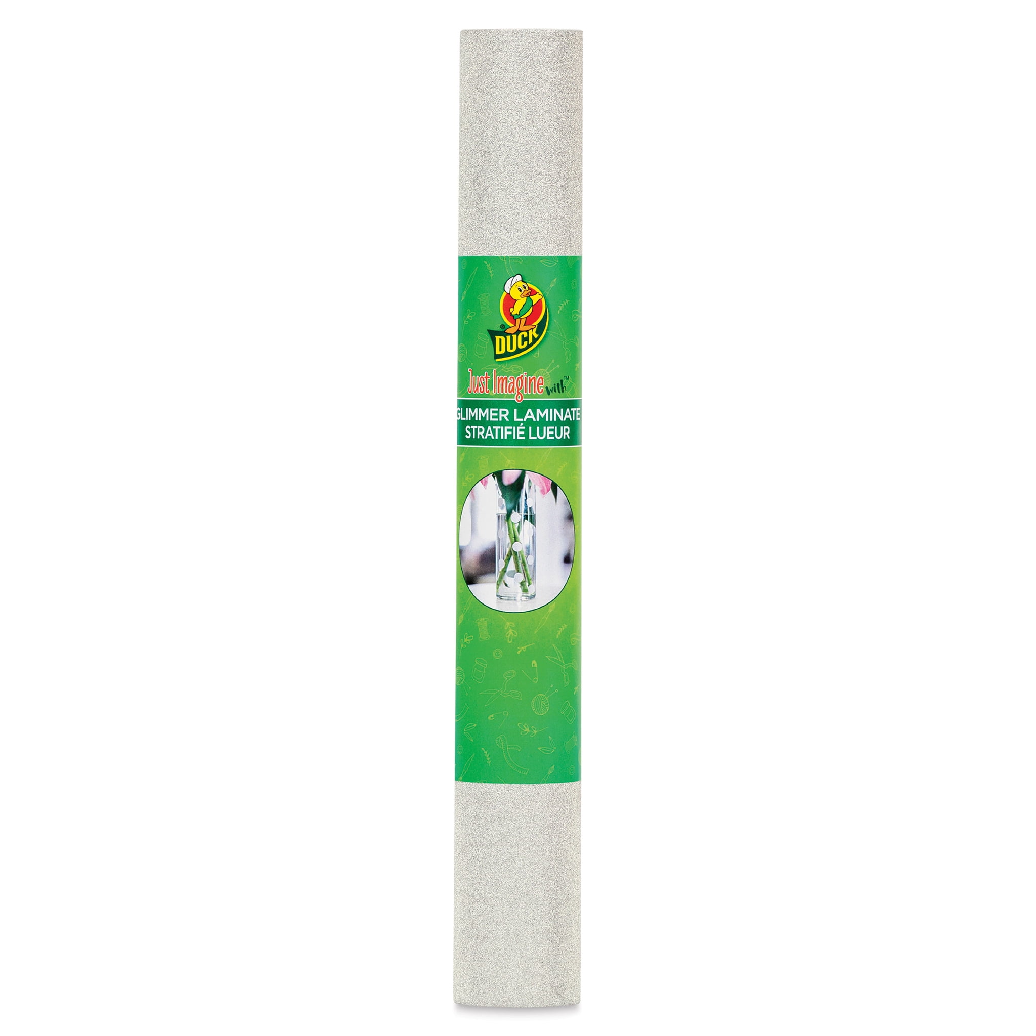 Duck Craft Adhesive Laminate - Glimmer Silver, 12" x 10 ft - Walmart.com