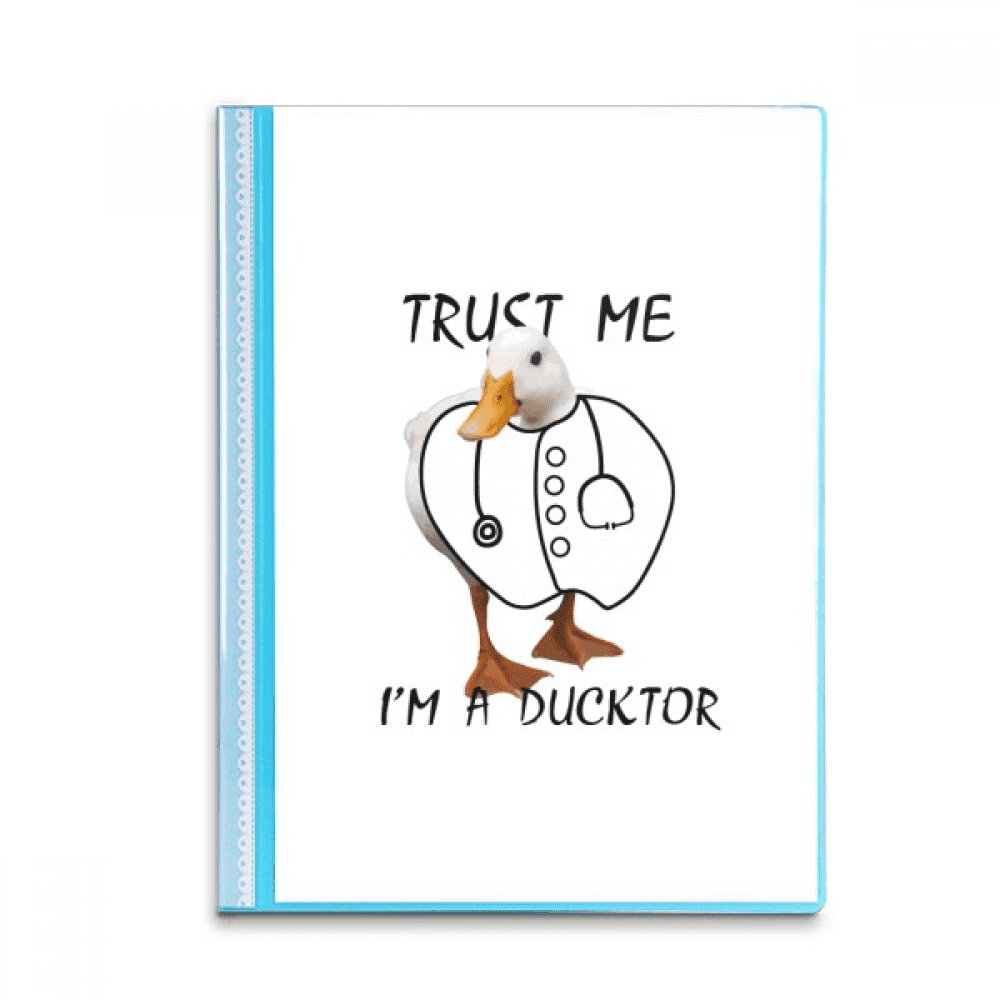 Duck Doctor Clothes Stethoscope Book Sheet Protectors Portfolio Binder ...