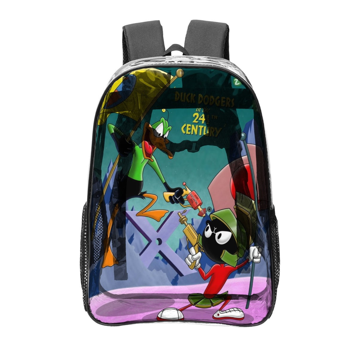 Duck Dodgers-theme Clear Backpack Heavy Duty Transparent Bag See ...