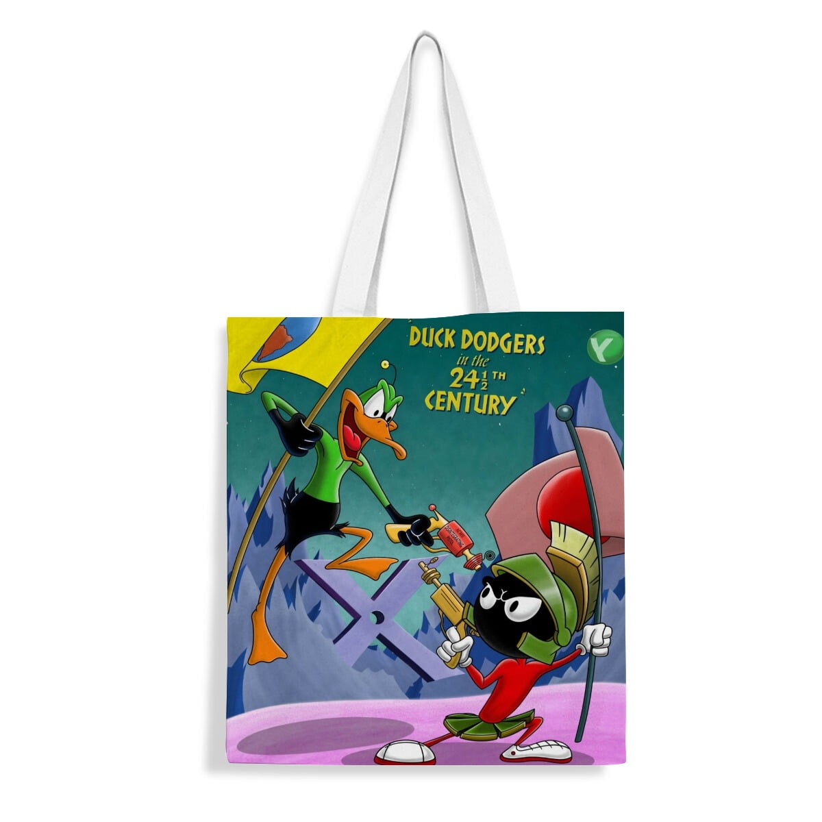 Duck Dodgers-theme canvas Tote Bag for Women Aesthetic Shopping Grocery ...
