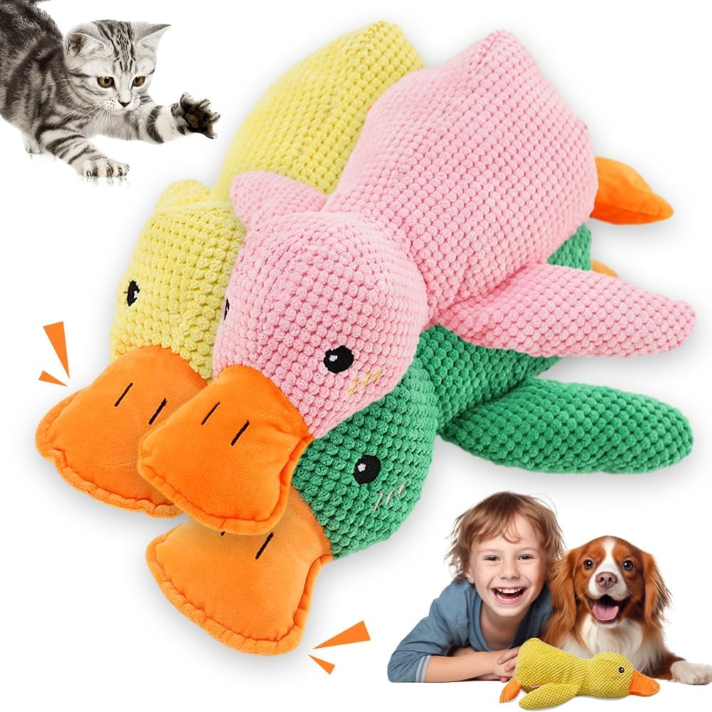 Duck Dog Toys, 2026 New Calming Toy for Dogs, Dog Toys for Aggressive ...
