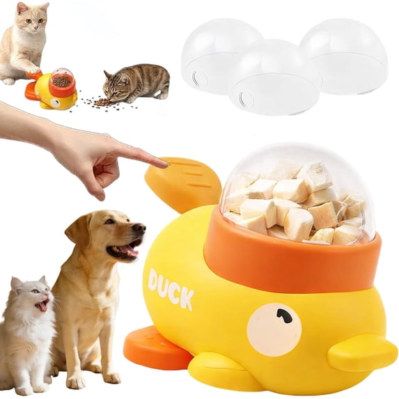 Duck Dog Treat Dispenser, 2026 Duck Treat Dispenser for Dogs, Cat Treat ...