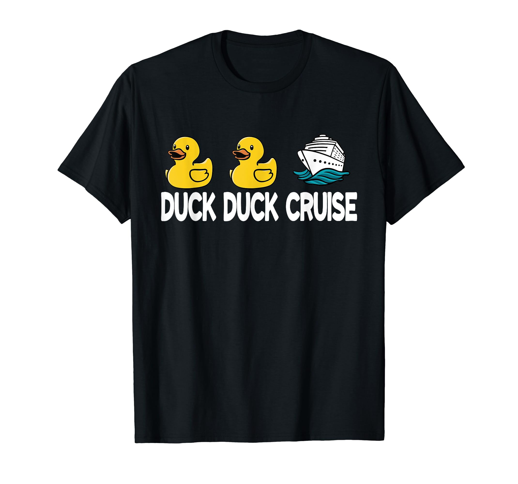 Duck Duck Cruise Funny Family Cruising Matching T-Shirt - Walmart.com