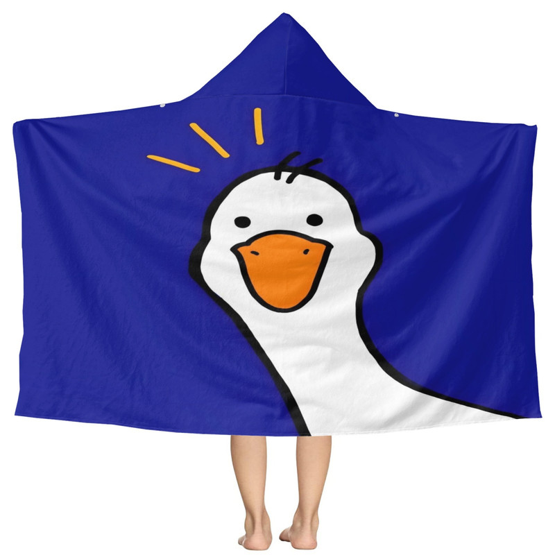 Duck Duck Goose Pattern Beach Poncho - Microfiber - Towel - Kids ...
