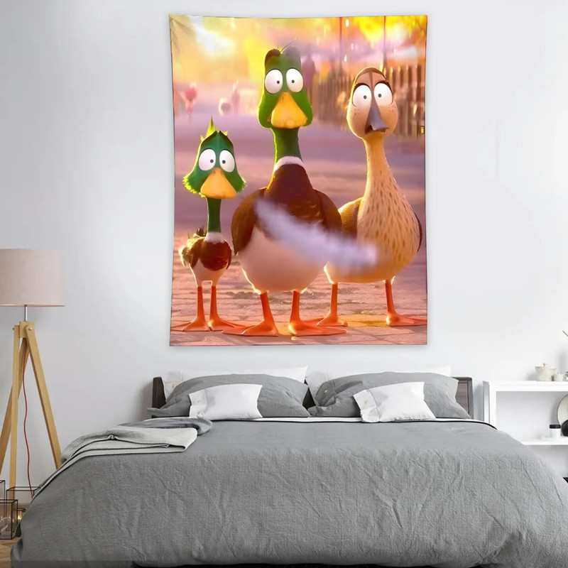 Duck Duck Goose tapestry 40 x 60 inches with vivid colors realistic ...