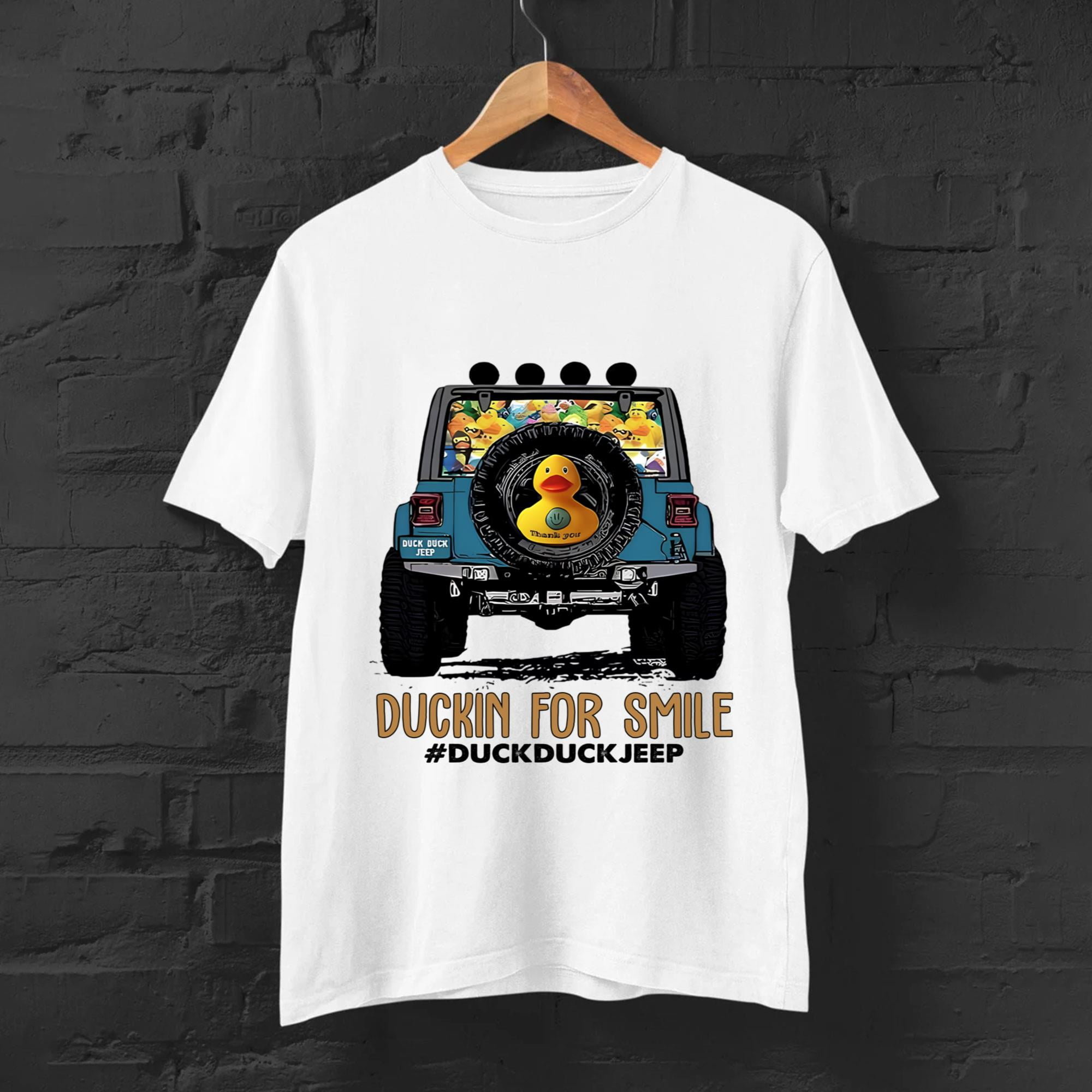 Duck Duck Ride-Inspired Funny Off-Road Shirt, Quirky Smile Graphic Tee ...