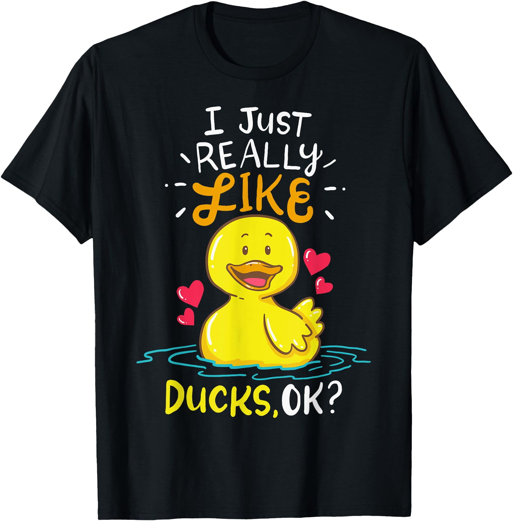 Duck Ducks Rubber T-Shirt,Dark Heather Color,Size 2XL - Walmart.com