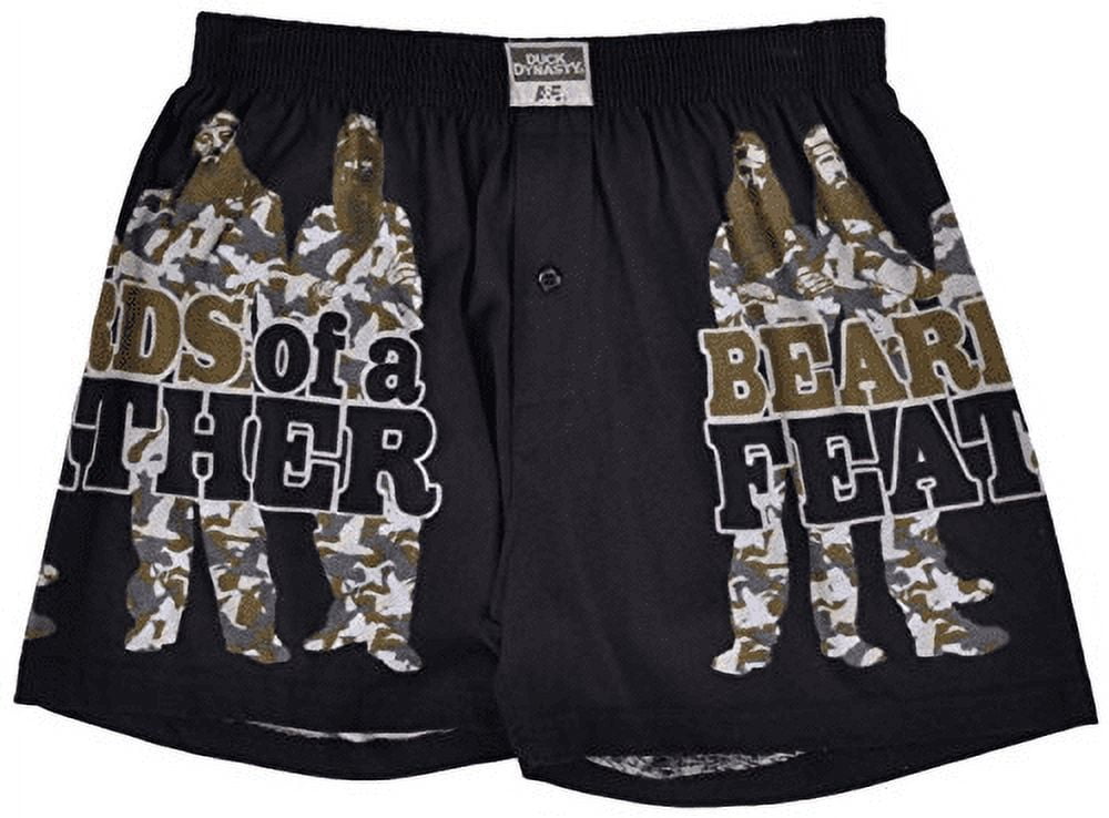 Duck Dynasty Adult Men Boxer Shorts - Beards of A Feather (Size Small ...