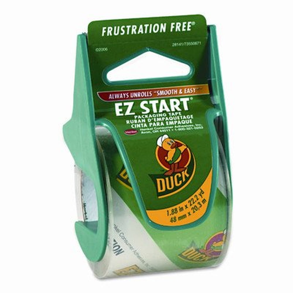 Duck EZ Start 22yd Heavy Duty Packaging Tape (Pack of 24) - Walmart.com