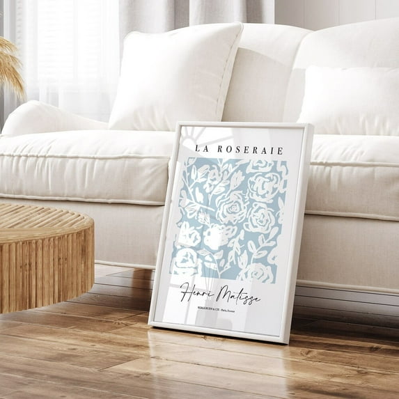 Duck Egg Blue Matisse Print, Floral Wall Art, Henri Matisse Poster ...