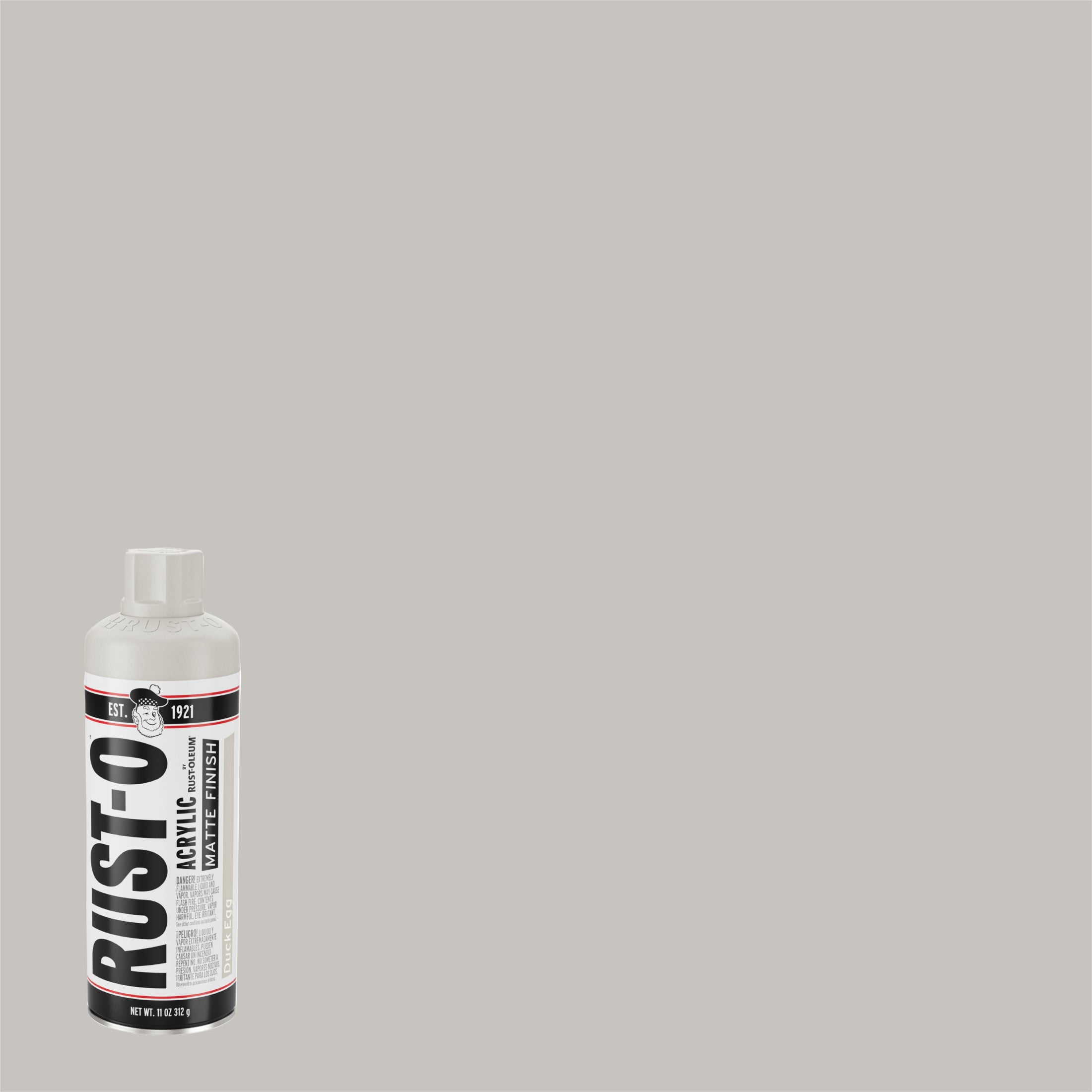 6 Pack, Duck Egg, Rust-Oleum Rust-O Acrylic Matte Spray Paint-392222 ...