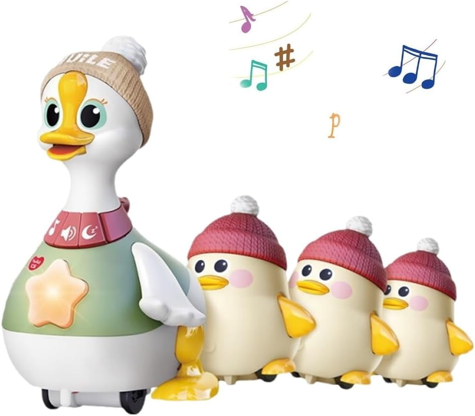 Duck Family Toy with Music, Baby Toys 6-12 Months - 3 Pack Swinging ...