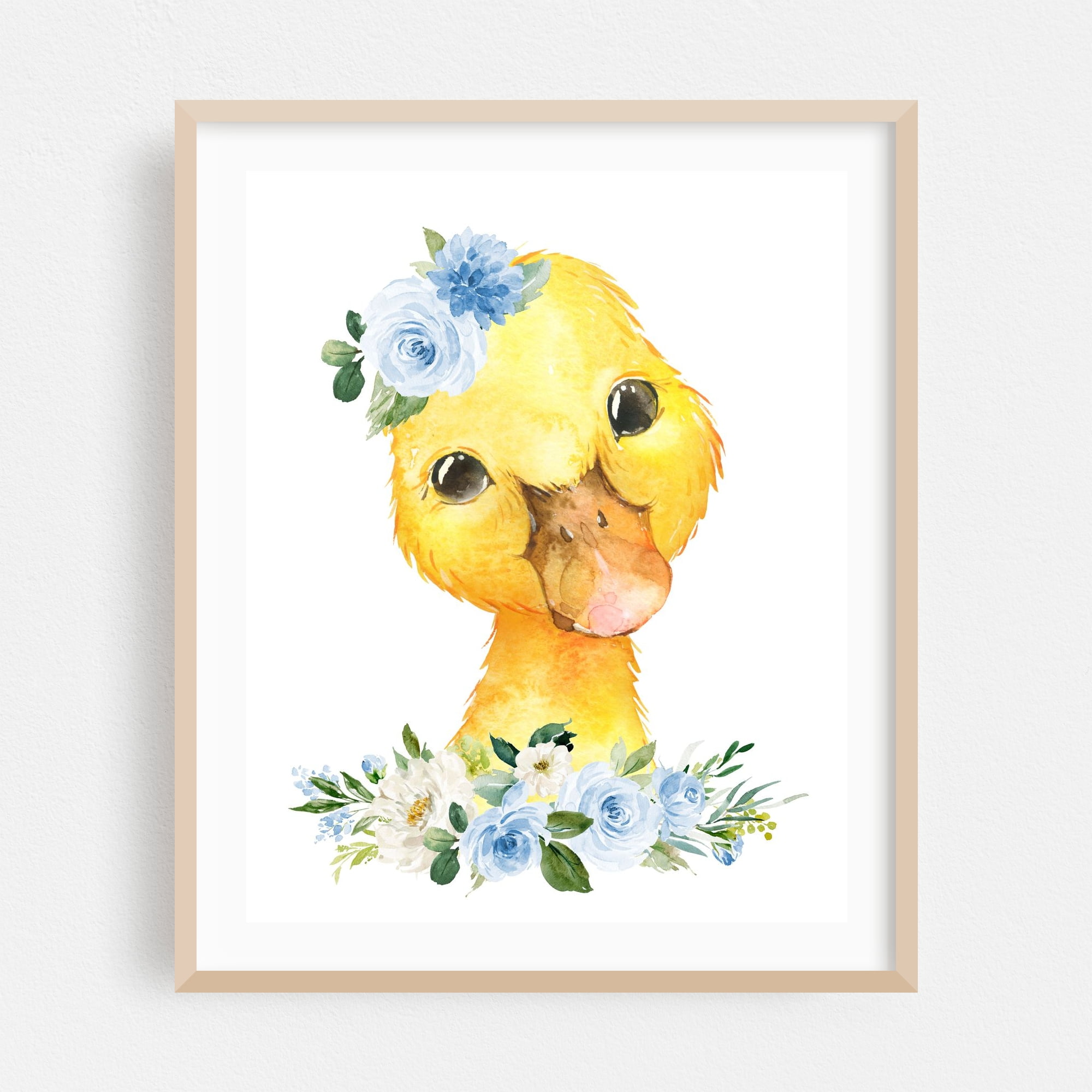 Duck, Farm Animals, Barn Animals, Barnyard, Blue Flowers, Boy Nursery ...