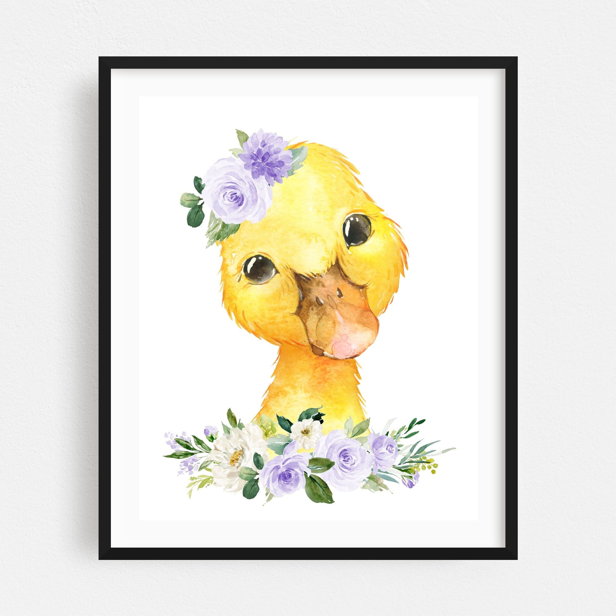 Duck, Farm Animals, Barn Animals, Barnyard, Purple Flowers, Gender ...