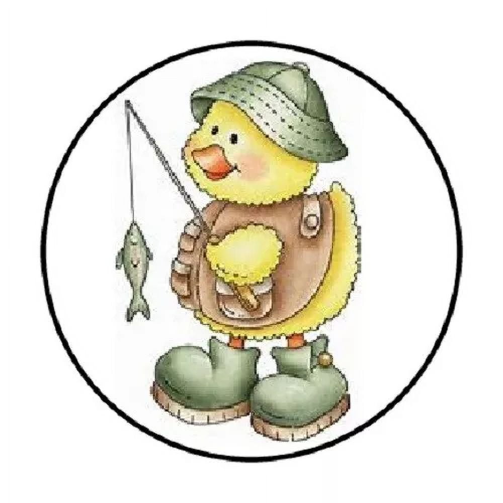 Duck Fishing Sticker Phone Decal Water Bottle Stickers Car Decals ...