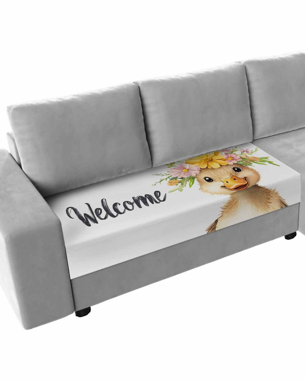 Duck Flower Sofa Couch Cushion Covers Washable, Removable Stretchable ...