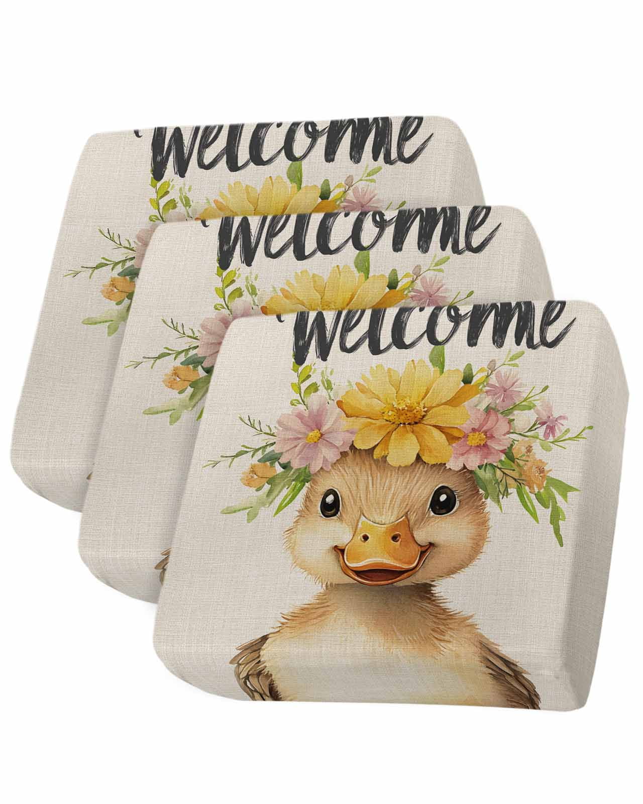 Duck Flower Sofa Couch Cushion Covers Washable, Removable Stretchable ...
