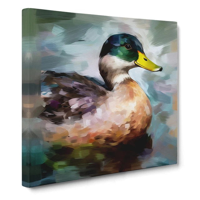 Duck Gestural Art Print Living Room Art Home Decor Vintage Gift Living ...