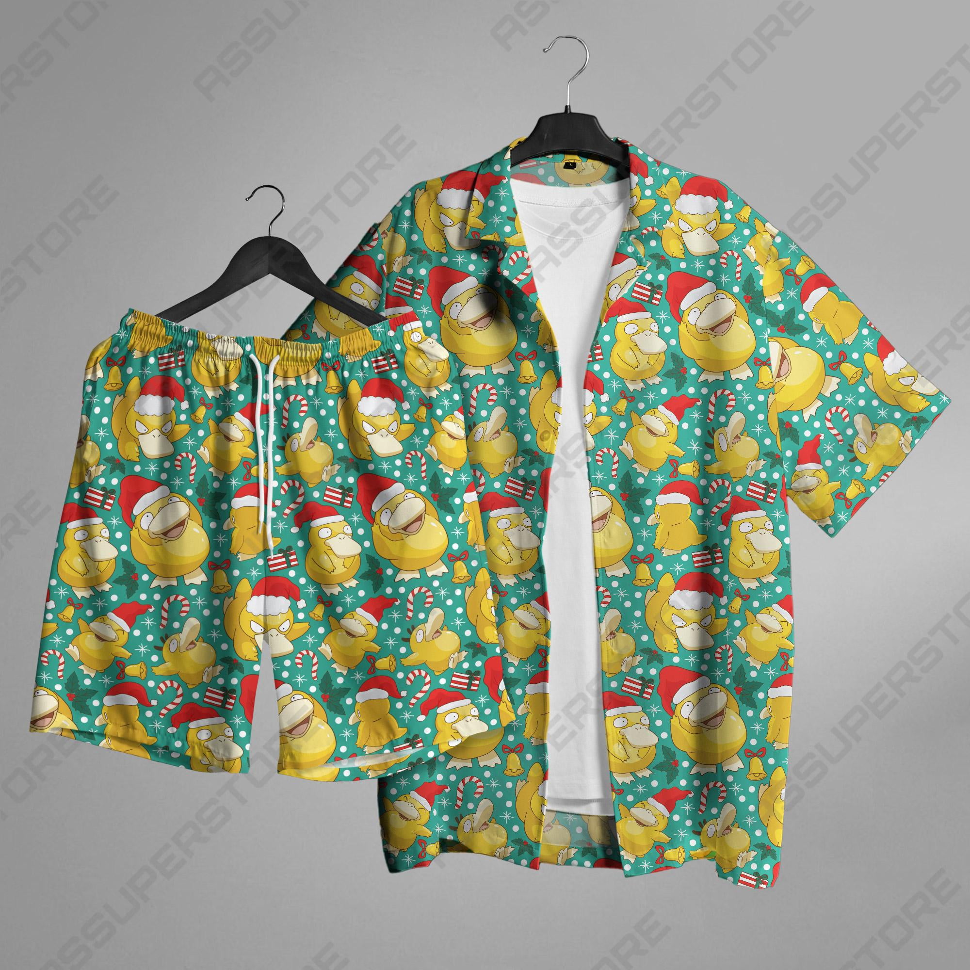 Duck Hawaii Button Up Shirt Summer Hawaii Shirt Christmas Shirt Duck ...